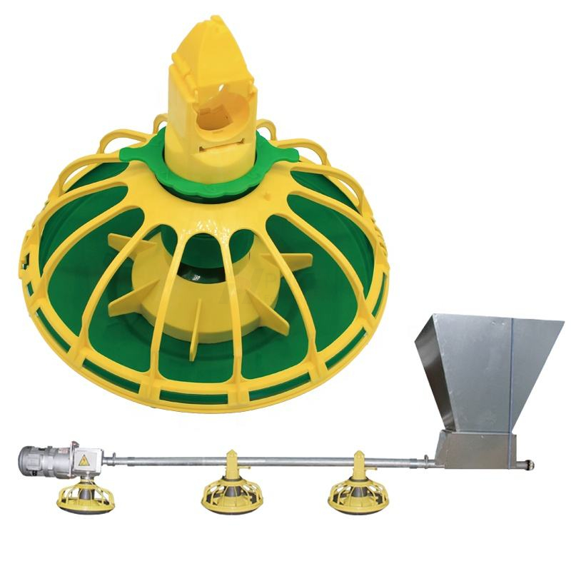 Chicken Automatic Pan Feeding Systerm Chicken Feeding Line Feeder Pan ...